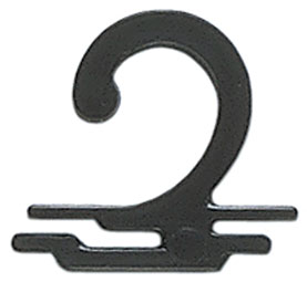Black Plastic Display Hooks | Retail Display Hanger Hooks
