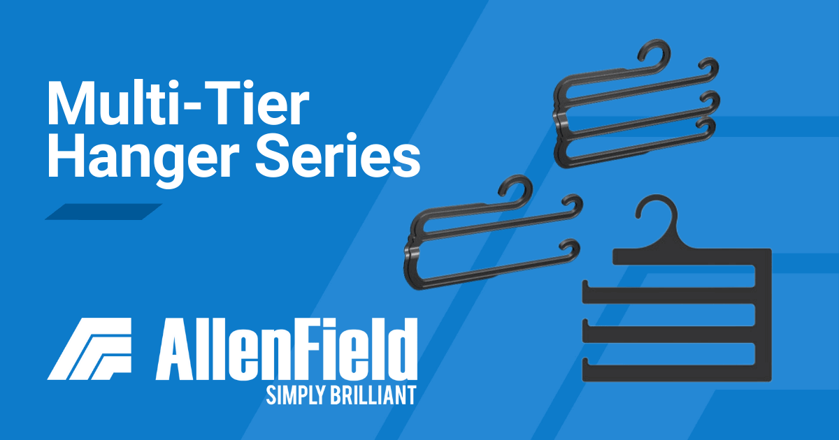 Plastic Hangers - Multi-Tier Hanger Series | Allen Field